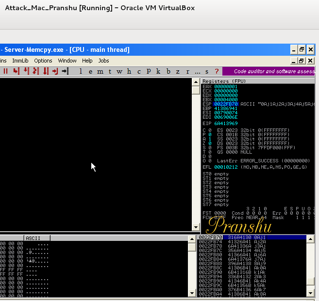 Buffer Overflow Attack Example Sending Shellcode Tutorial Exploit Research Pranshu