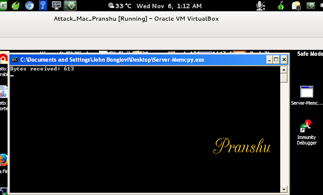 Buffer Overflow Attack Example Sending Shellcode Tutorial Exploit Research Pranshu
