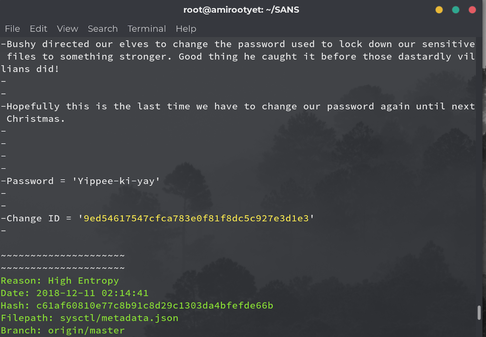 KringleCon | Stall Mucking Report & Data Repo Analysis | CTF Challenge Solution | Pranshu Bajpai ...